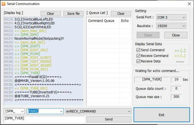 [PaX-i3D Smart] E010 : Communication Error