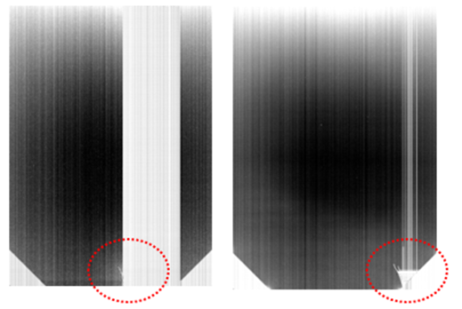 [EzSensor Soft] Wafer Crack Image (EzSensor Soft)